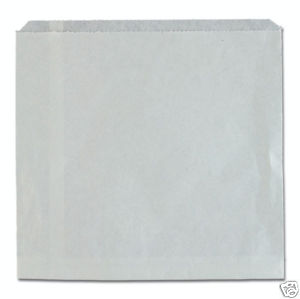 Bleached Paper Bag 4 Square "275x290" | ONEzoo.com.au