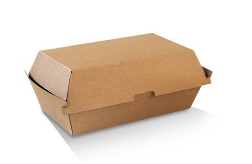 Corrugated Enviro Clamshell PLAIN "Snack Box Regular" (176 x 91 x 85 mm ...